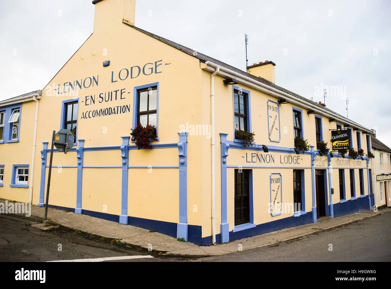 Lennon Lodge, Ramelton, County Donegal Stock Photo - Alamy