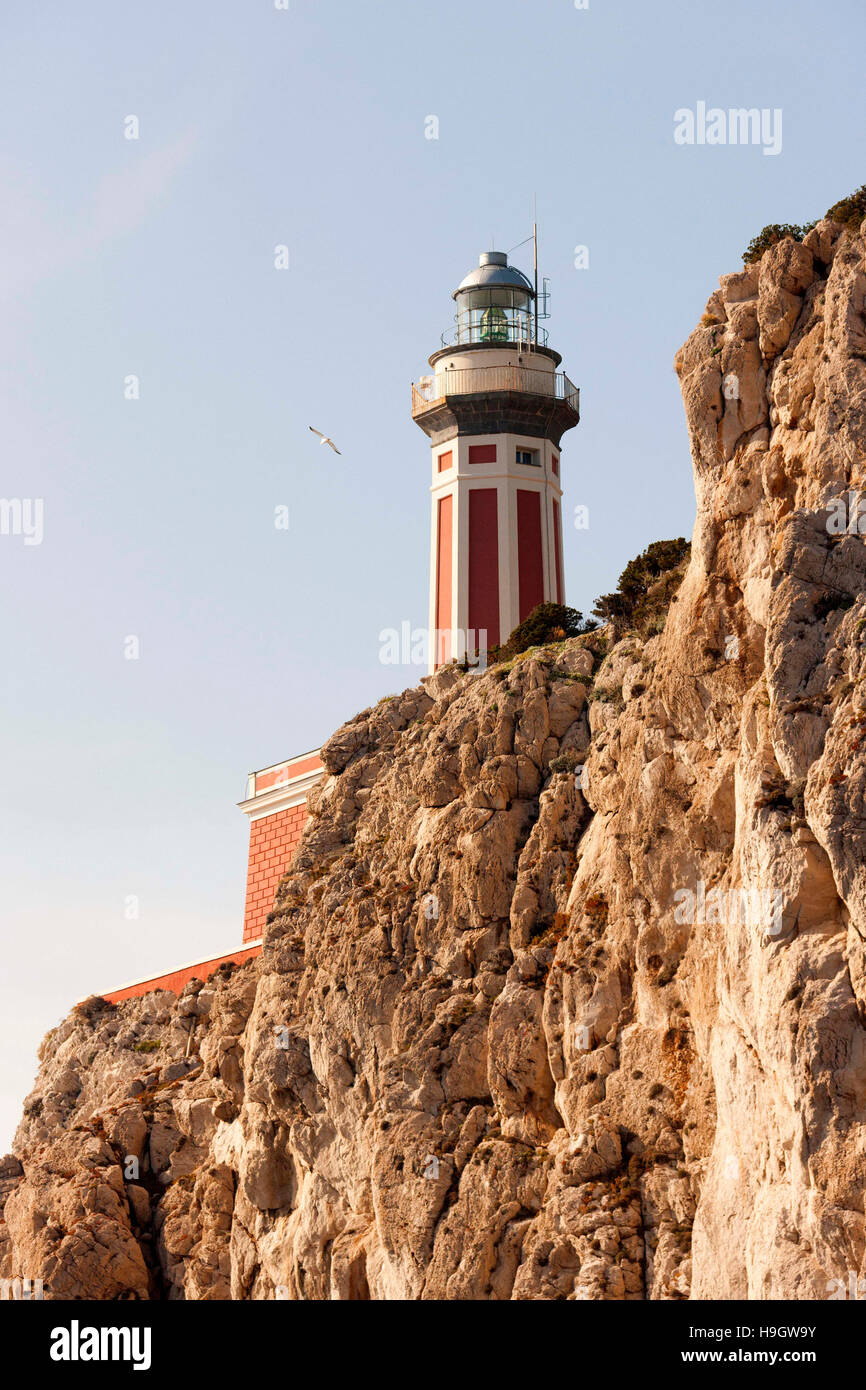 Punta Carena Lighthouse Capri, Italy High Resolution Stock Photography ...