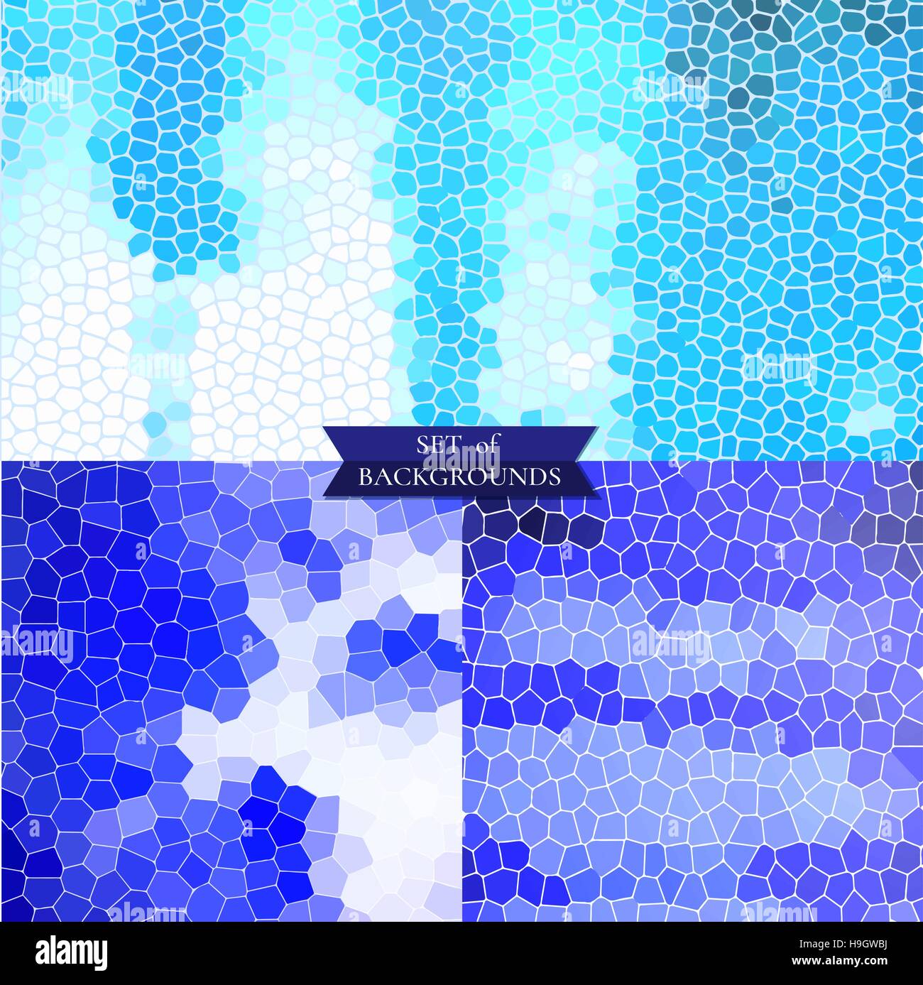 Set of backgrounds geometric textures vector Stock Vector Image & Art ...