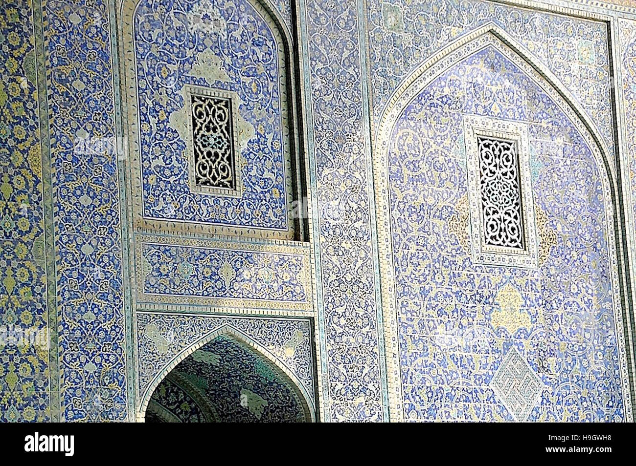 Interior of a mosque in Iran Stock Photo - Alamy