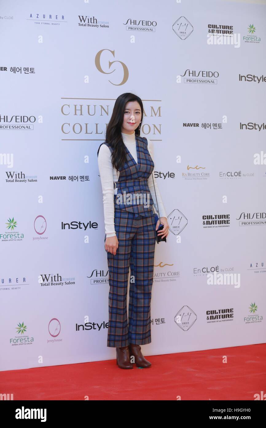 Seoul, Korea. 22nd Nov, 2016. Choi Kang Hee, Ye ryeon Cha, Jeong Somin ...