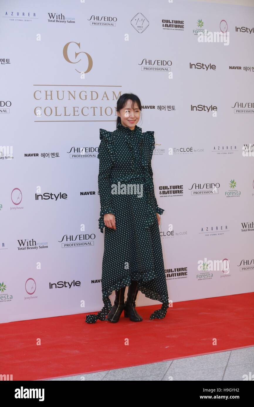 Seoul, Korea. 22nd Nov, 2016. Choi Kang Hee, Ye ryeon Cha, Jeong Somin ...