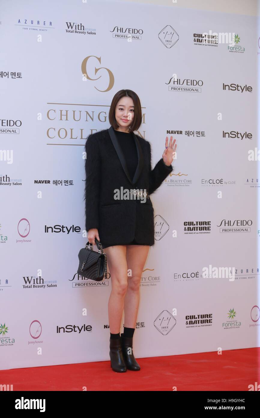 Seoul, Korea. 22nd Nov, 2016. Choi Kang Hee, Ye ryeon Cha, Jeong Somin ...