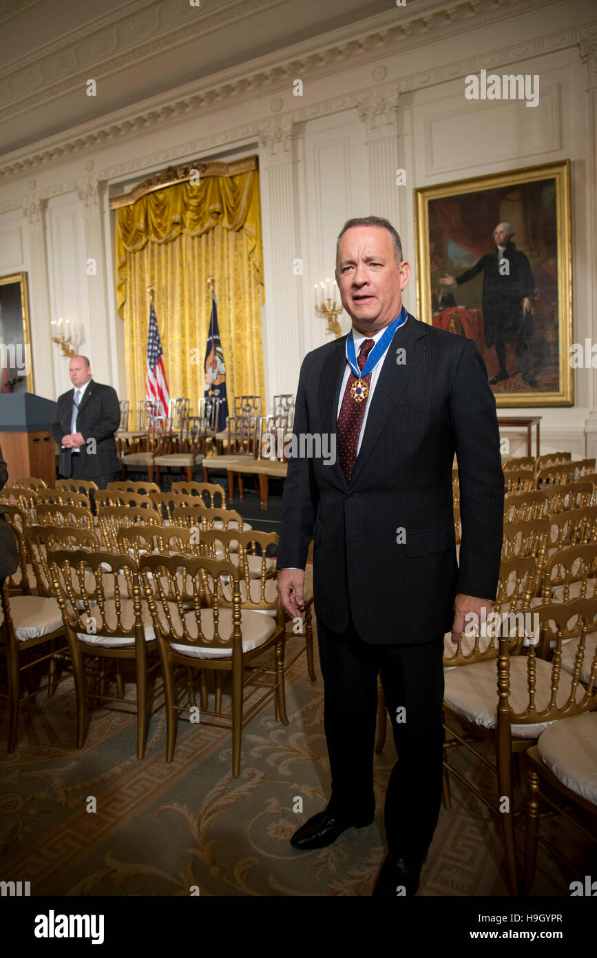 Washington, USA. 22nd Nov, 2016. President Barack Obama awards the ...