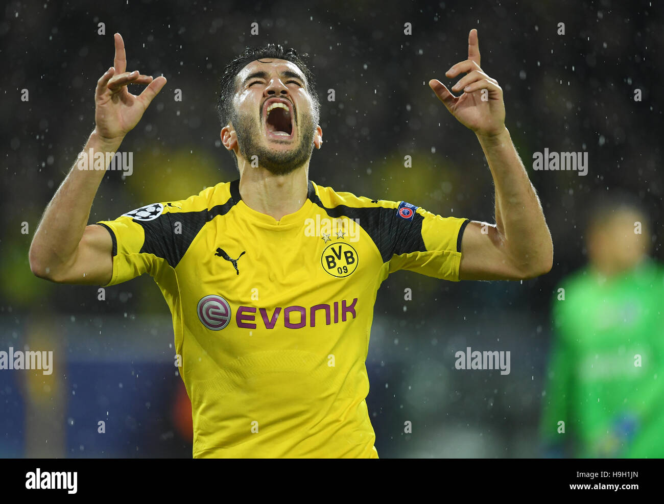 Dortmund, Germany. 22nd Nov, 2016. Dortmund's Nuri Sahin celebrates ...