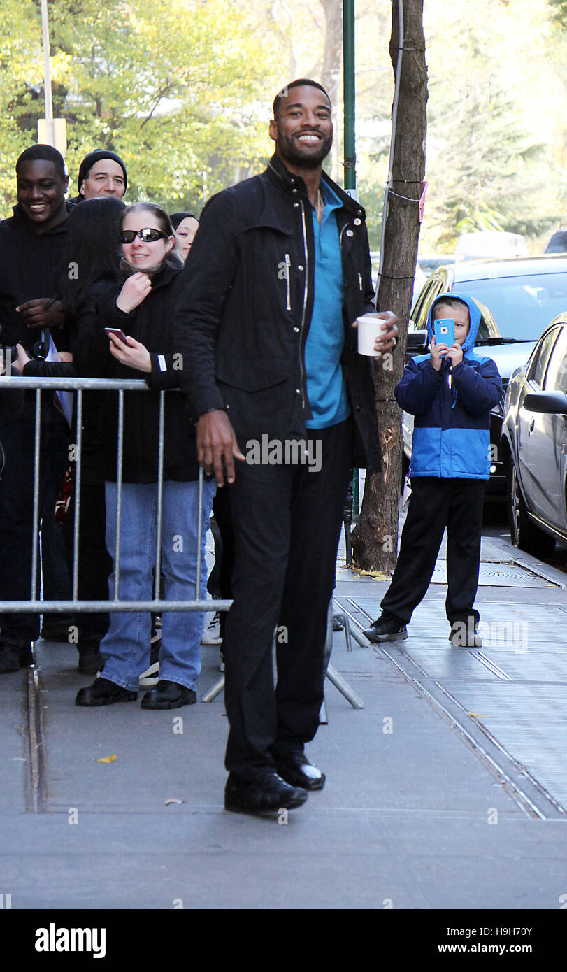 New York, USA. 23rd Nov, 2016. Calvin Johnson Jr. of Dancing with Stars ...