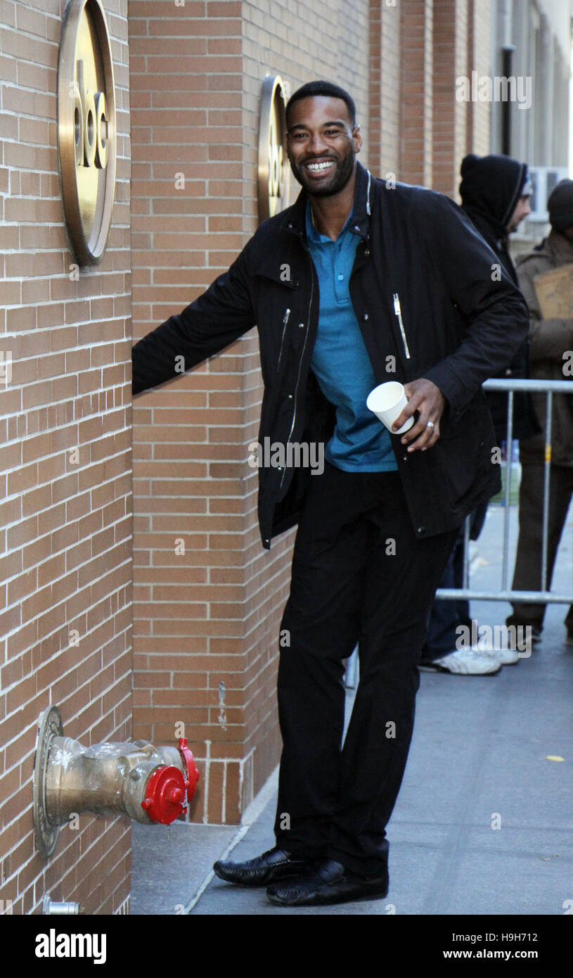New York, USA. 23rd Nov, 2016. Calvin Johnson Jr. of Dancing with Stars ...