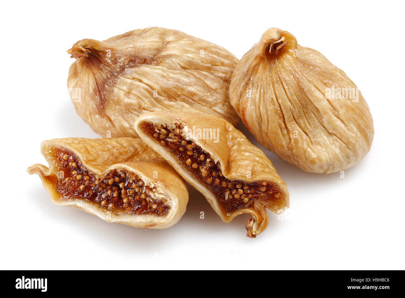 Dried figs isolated on white background Stock Photo - Alamy