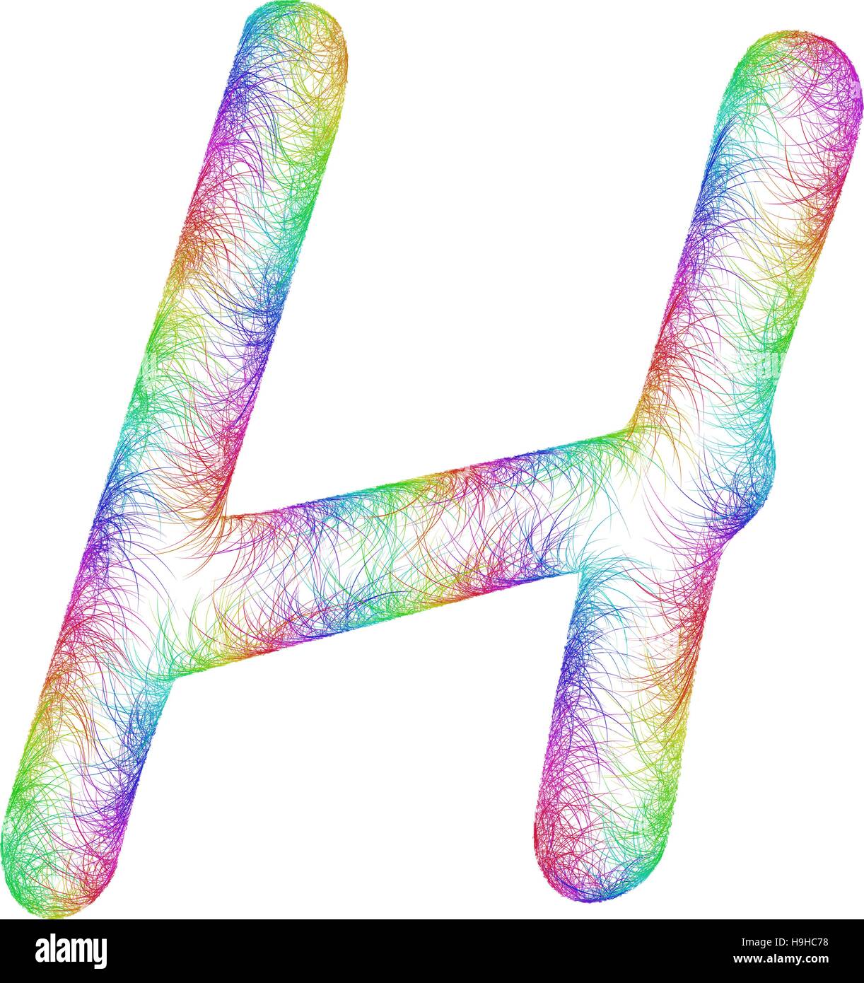 Creative rainbow illustration lettering hi-res stock photography and ...