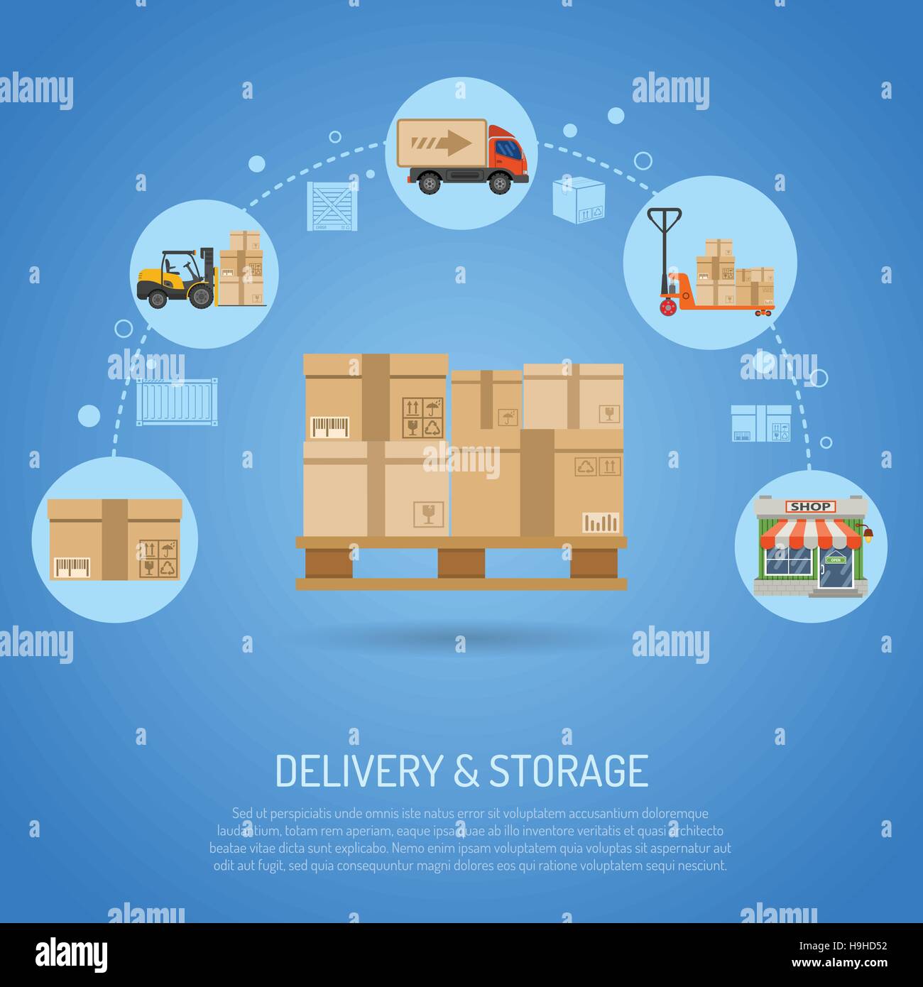 Delivery process hi-res stock photography and images - Alamy