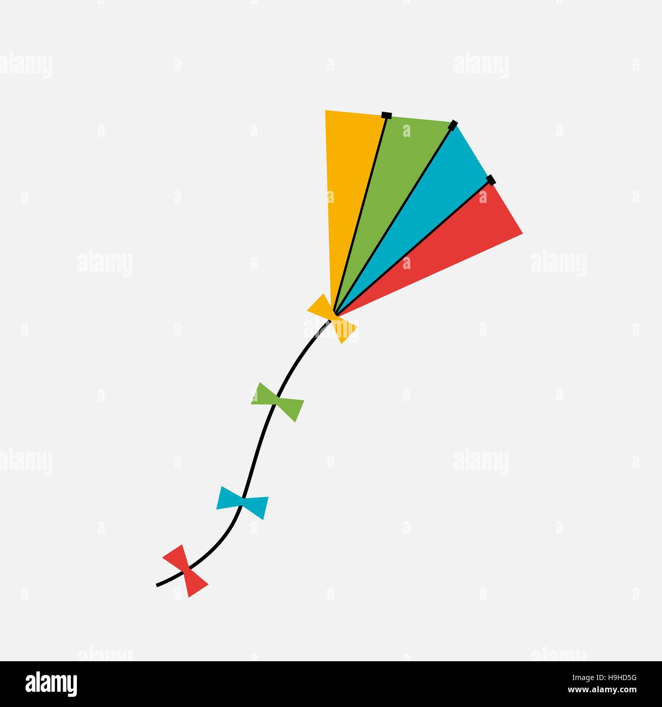 Kite Icon. Vector Illustration Stock Vector Image & Art - Alamy