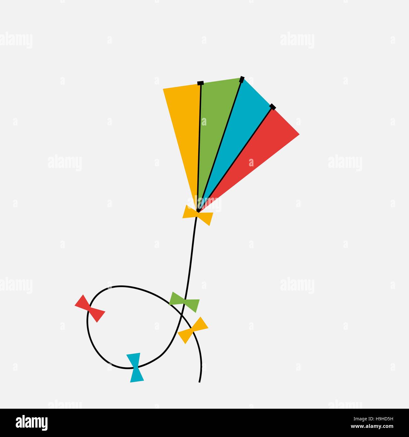 Kite Icon. Vector Illustration Stock Vector Image & Art - Alamy