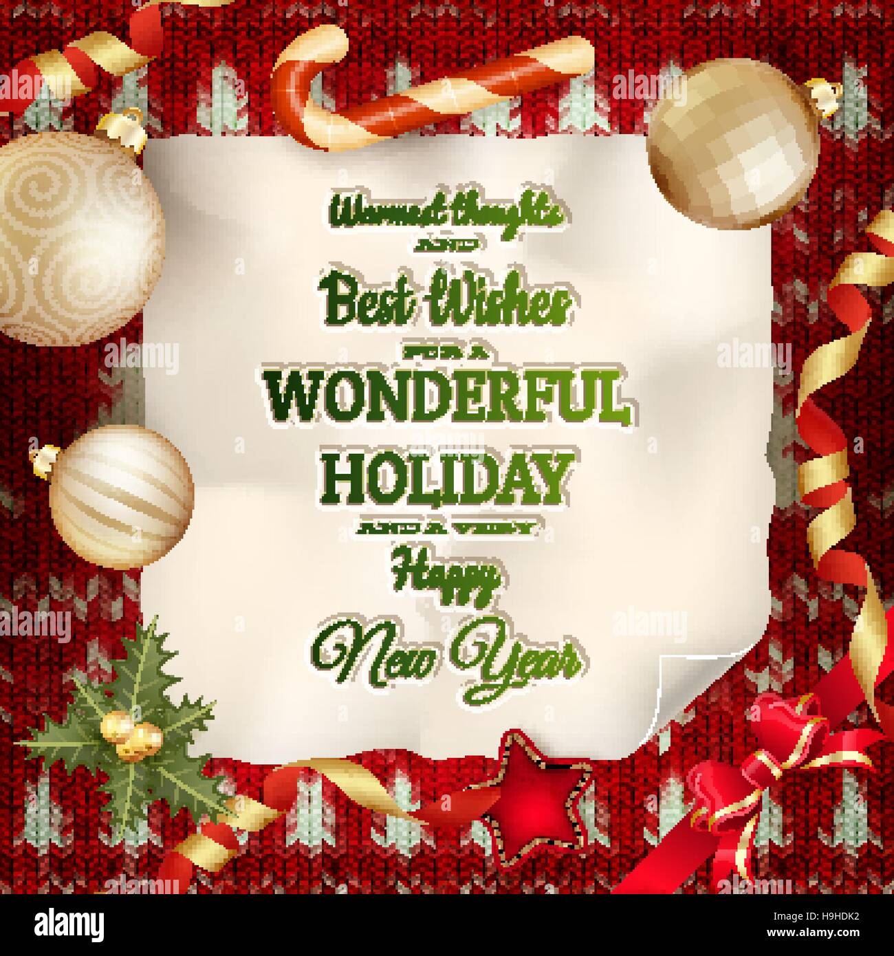 Greeting season ornate gold hi-res stock photography and images - Alamy