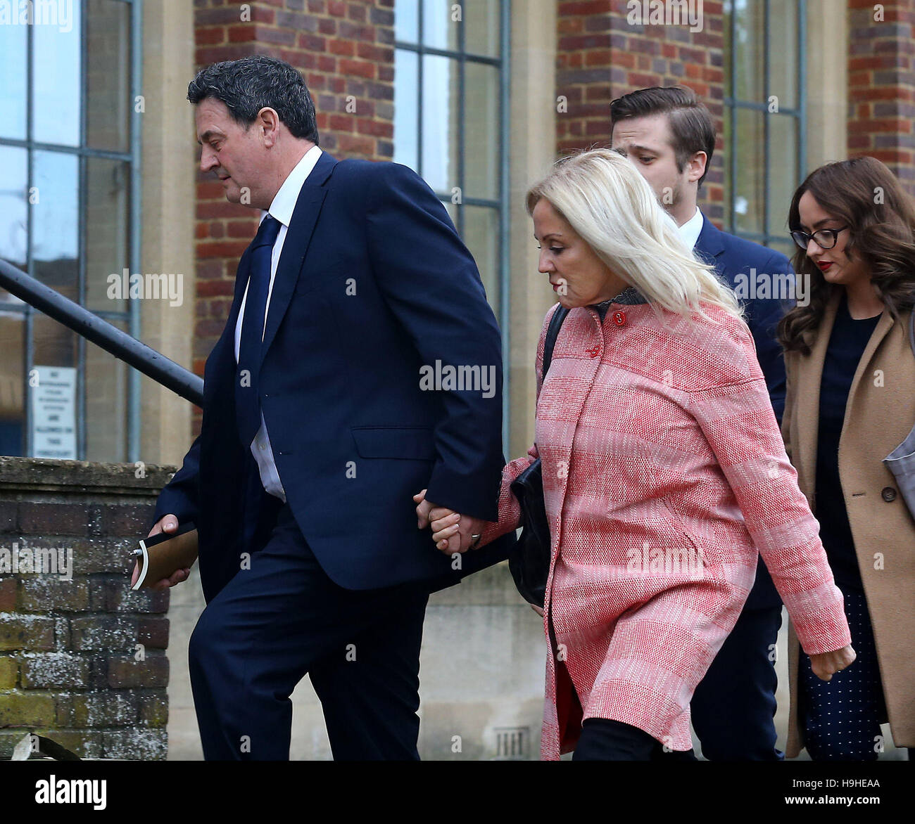 Paul Price, the stepfather of model Katie Price, is accompanied by her ...