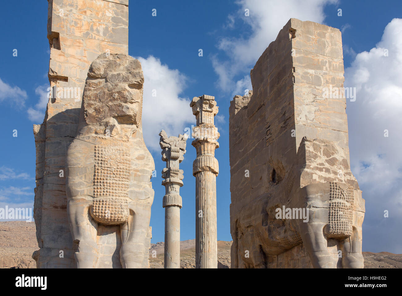 Ancient Persepolis Gate, Iran Stock Photo - Alamy