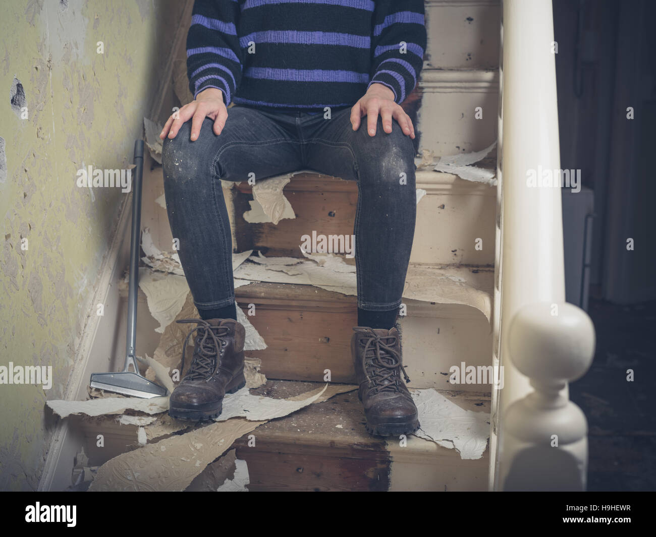 Messy room old woman hi-res stock photography and images - Alamy