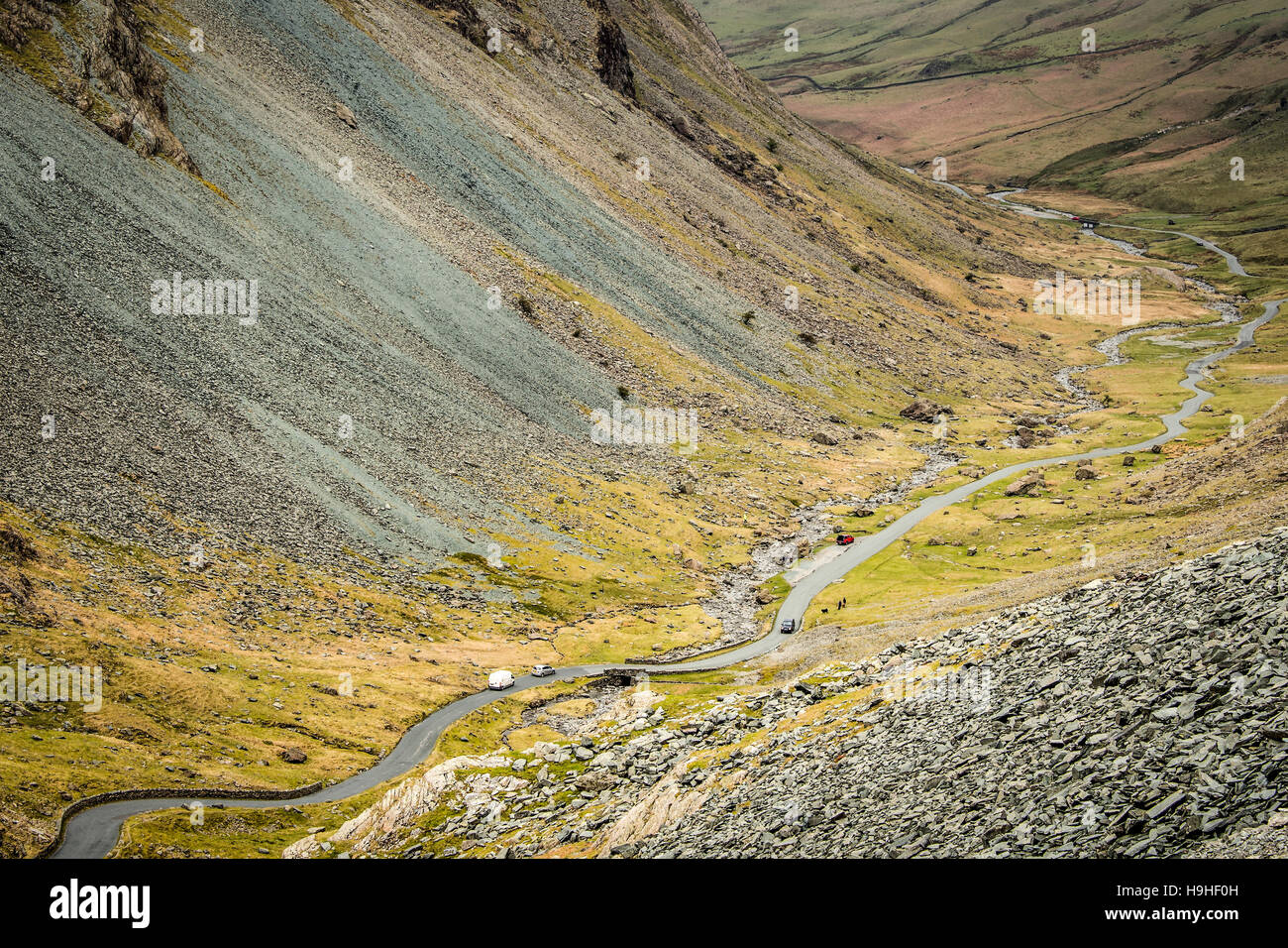 Honister Pass in the Lake District Stock Photo - Alamy