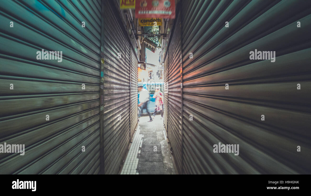 Walking via Hidden Gate Stock Photo - Alamy