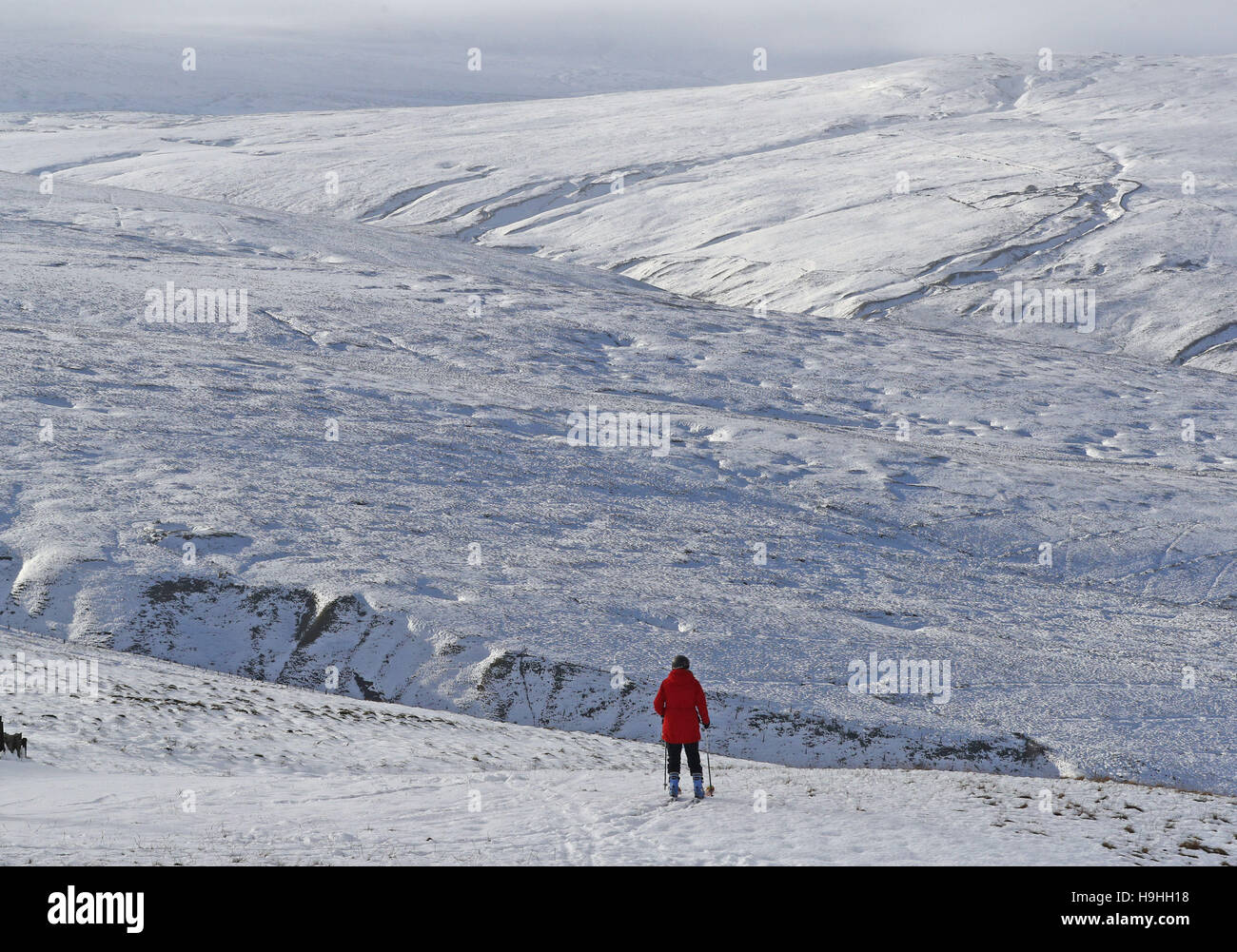 North pennines on resorts first day skiing hi-res stock photography and ...
