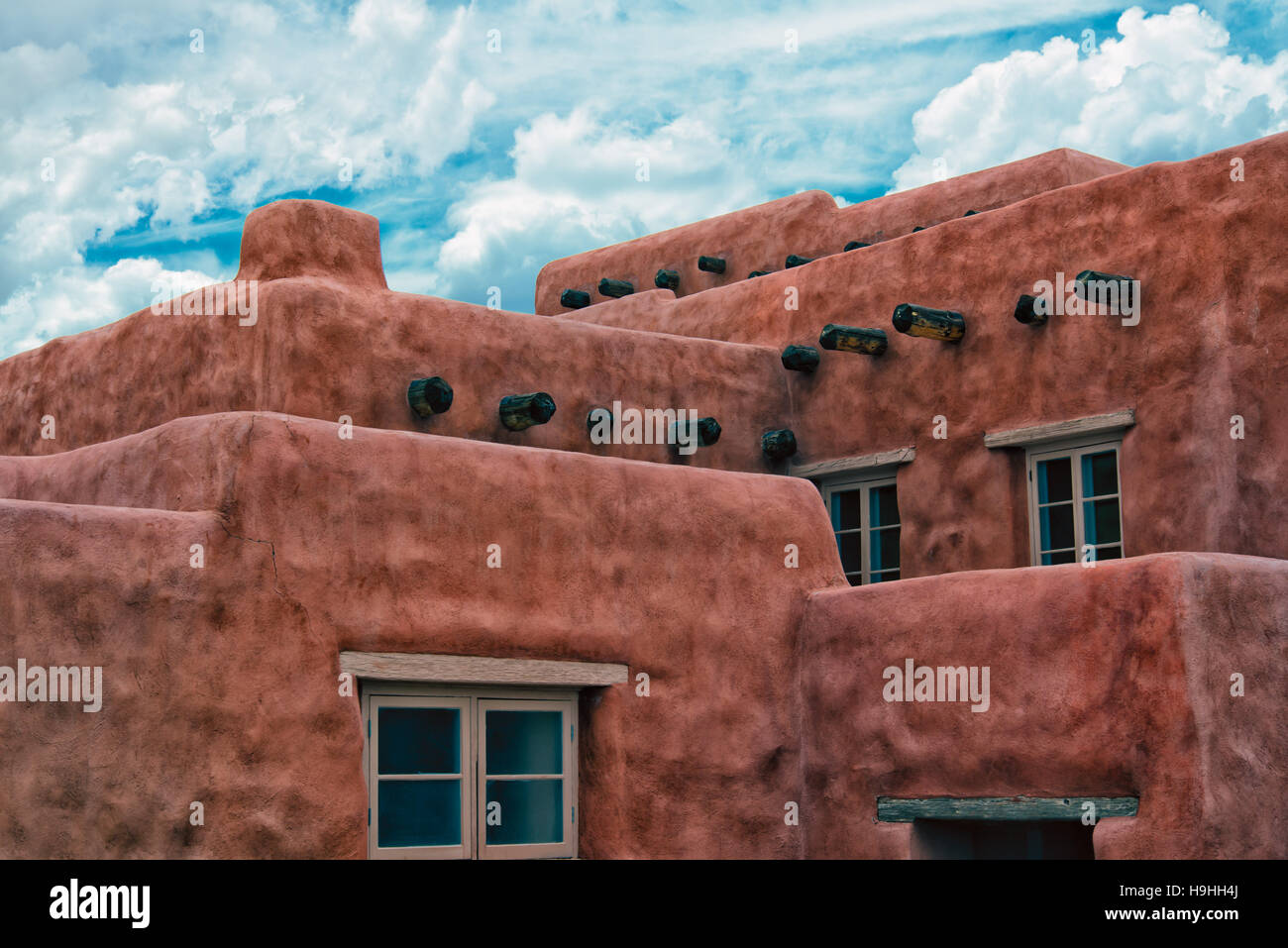 Adobe Building in desert Stock Photo - Alamy