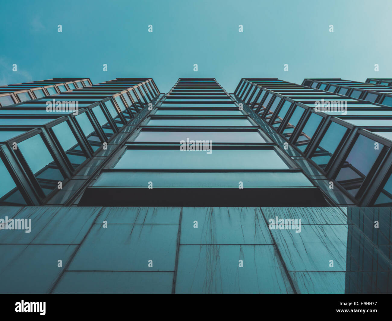 Skyscraper Buildings and Sky View in Big City Stock Photo - Alamy