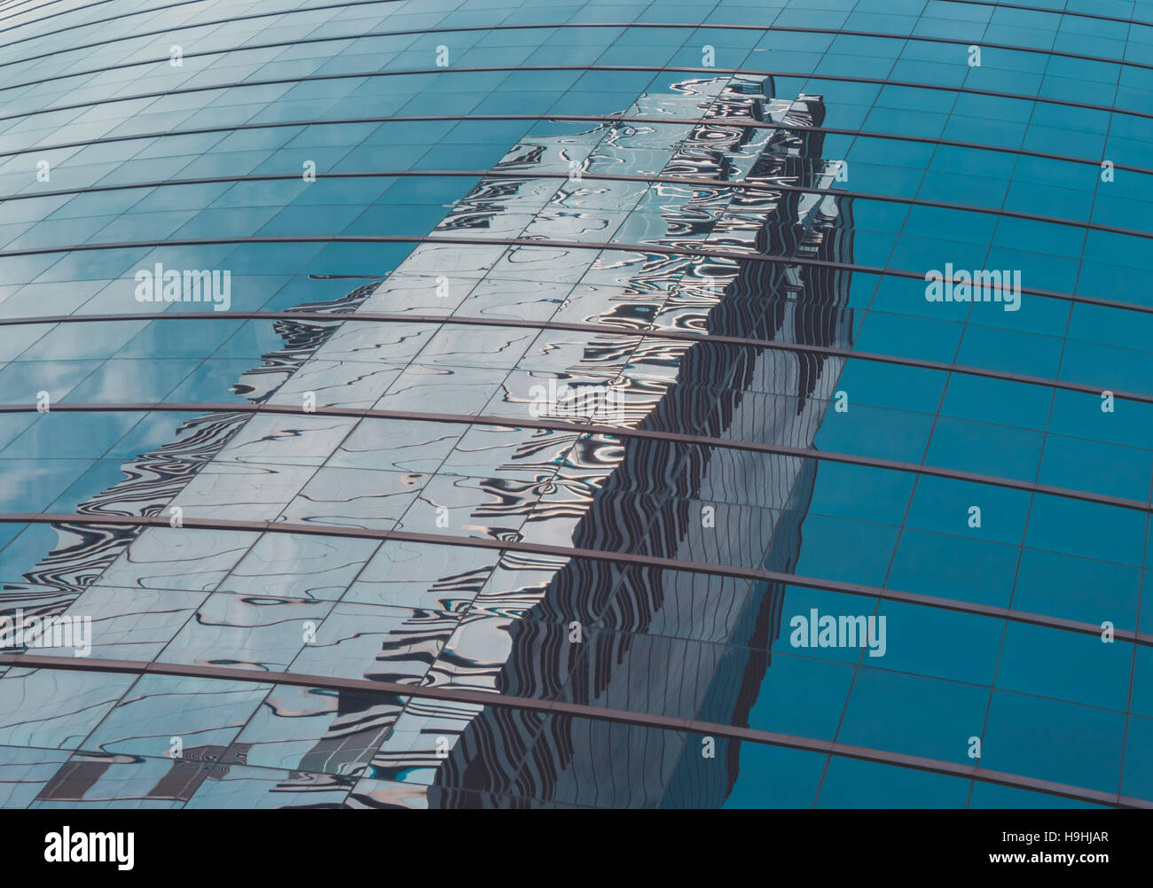 Skyscraper Building and Sky View Scene in Big City Stock Photo - Alamy