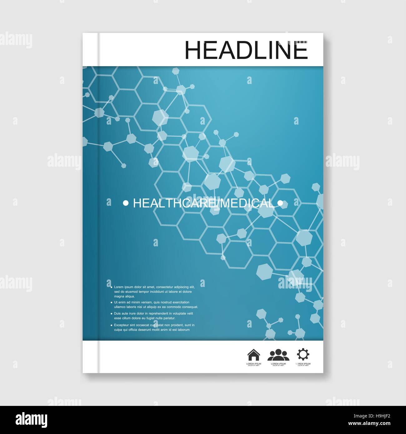 Science vector background. Modern vector templates for brochure, flyer ...