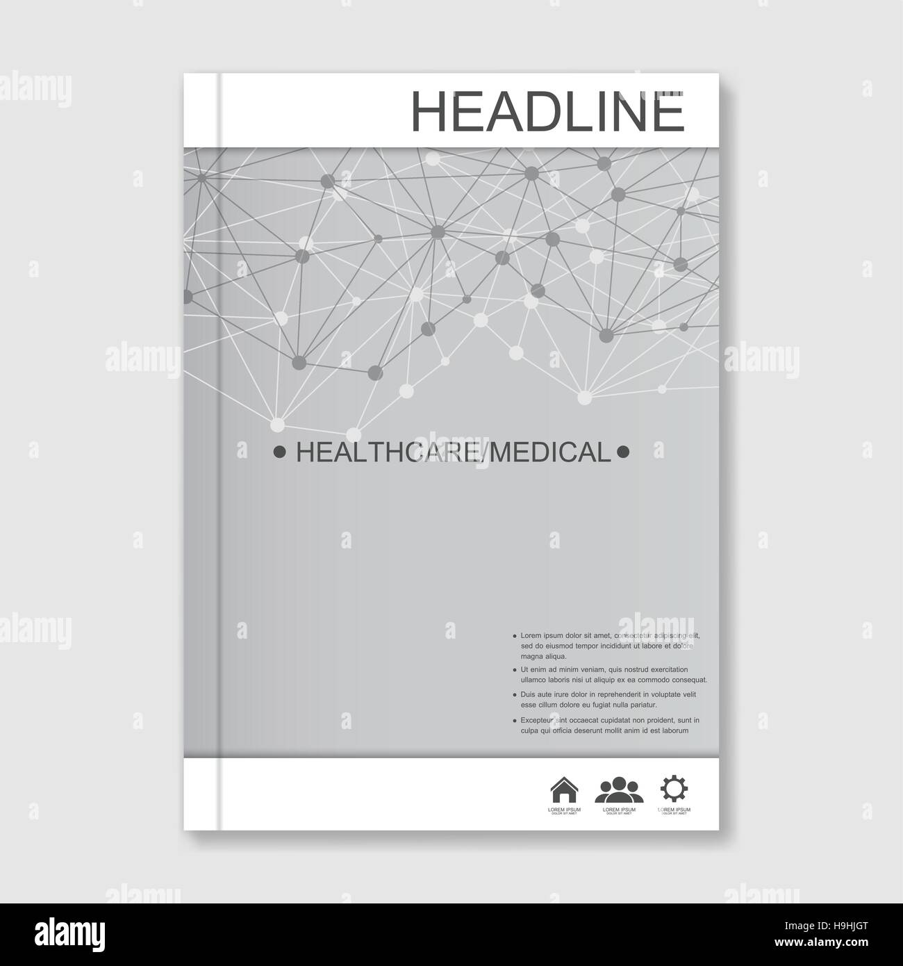 Science vector background. Modern vector templates for brochure, flyer ...