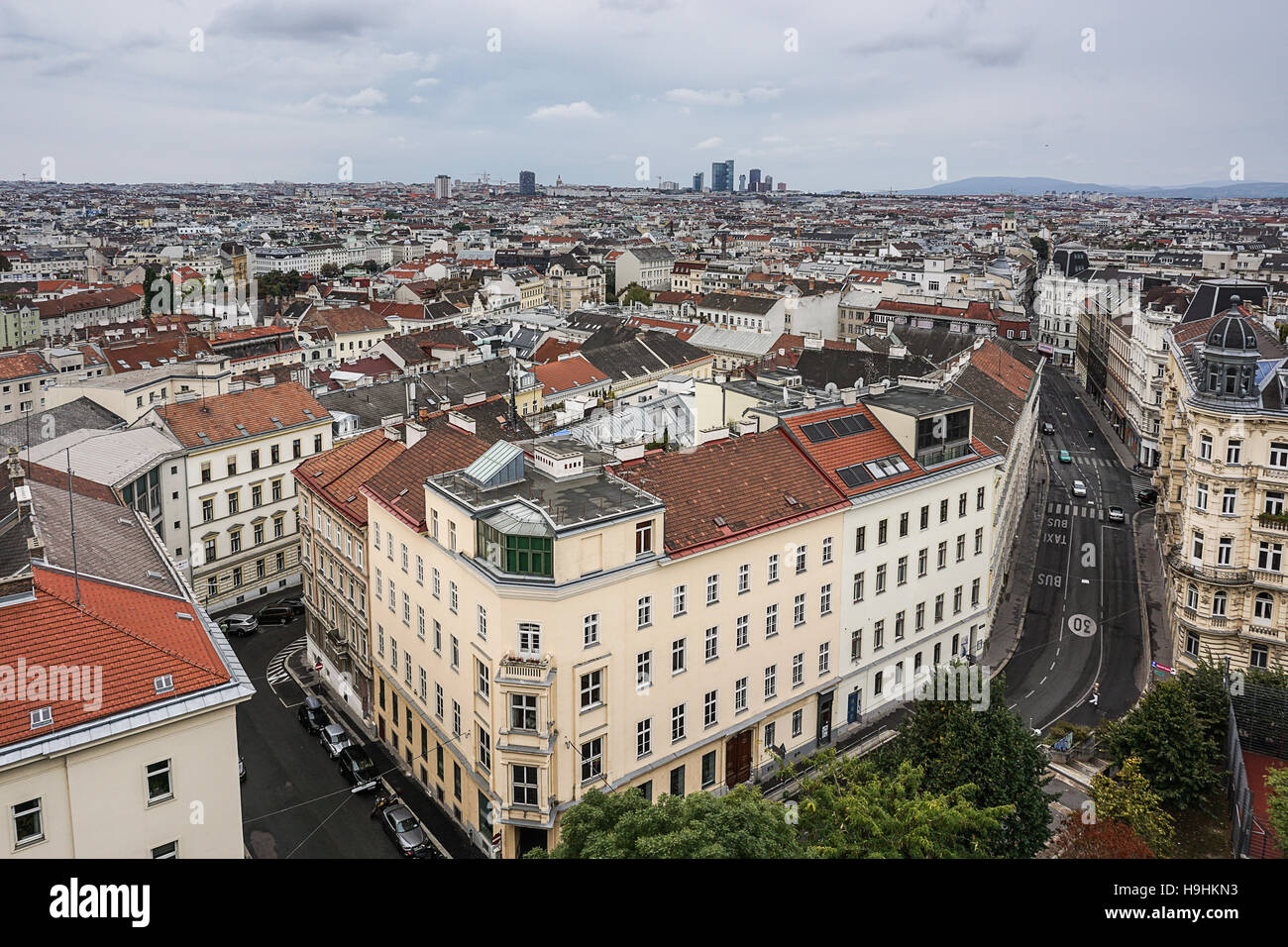 Vienna from above hi-res stock photography and images - Alamy
