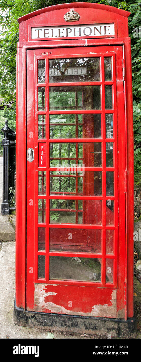 British red telephone box Stock Photo - Alamy