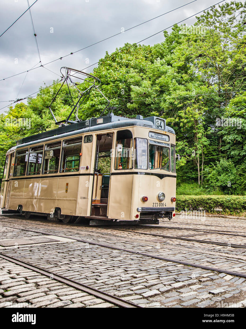 Trams at Crich Tram Museum Derbyshire, England Stock Photo - Alamy