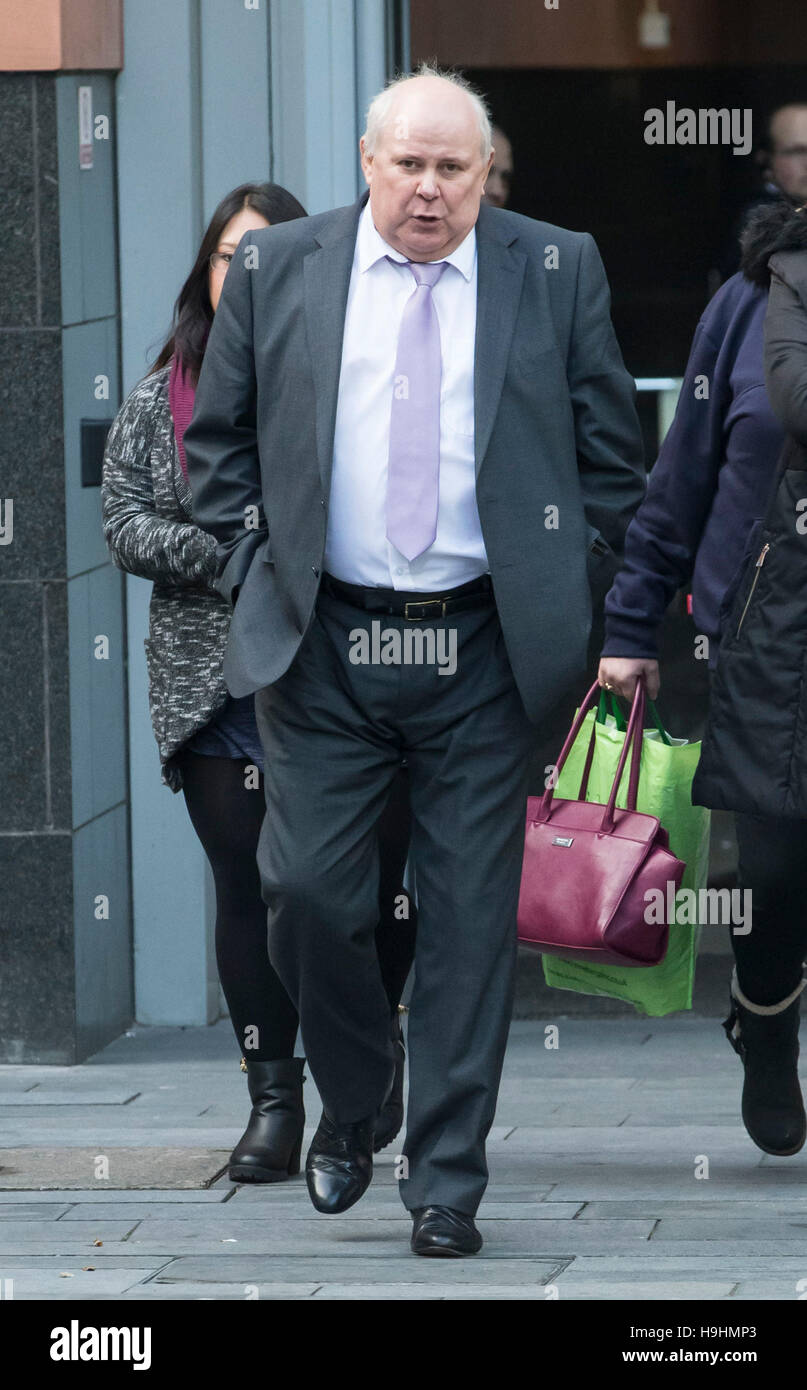 David Hardy leaves Manchester and Salford Magistrates' Court, where he ...