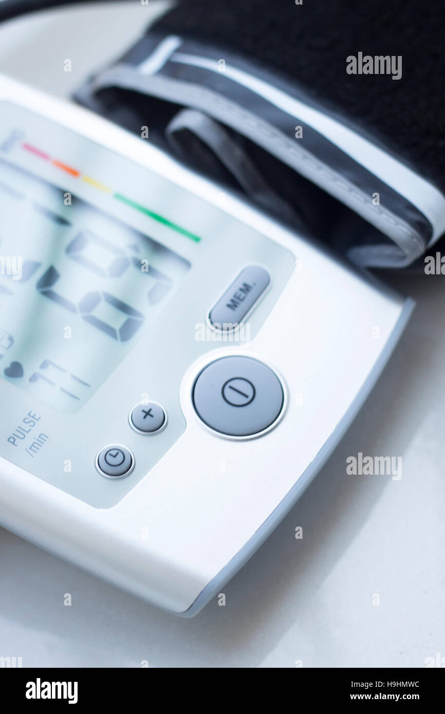 Portable hand held domestic cardiac blood pressure and irregular heart ...