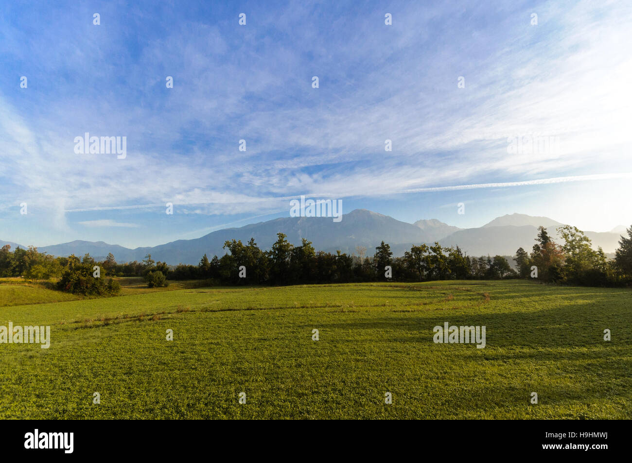 Beautiful rolling landscape on a summers day Stock Photo - Alamy