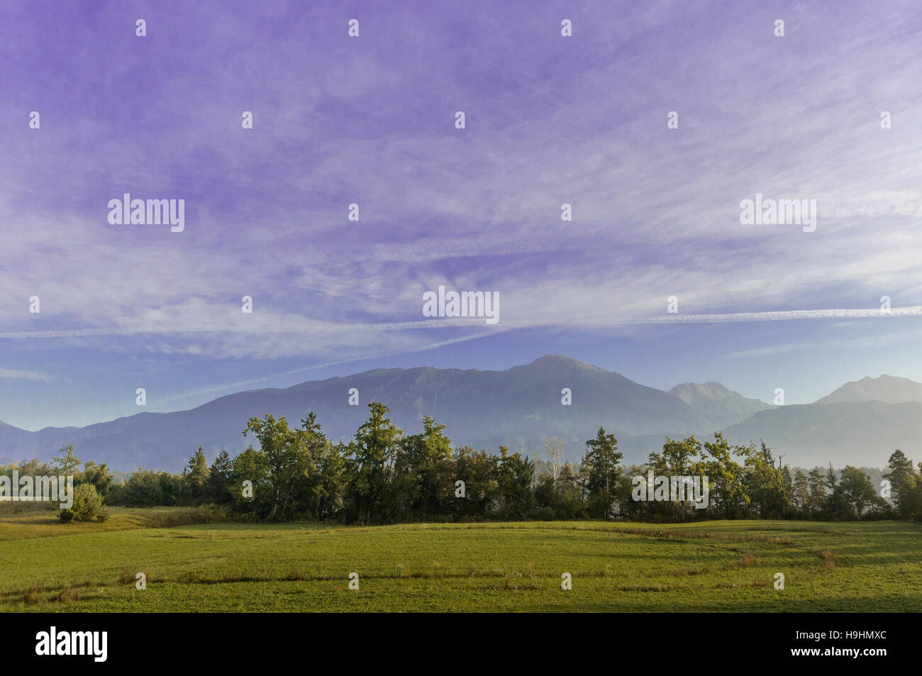 Beautiful rolling landscape on a summers day Stock Photo - Alamy