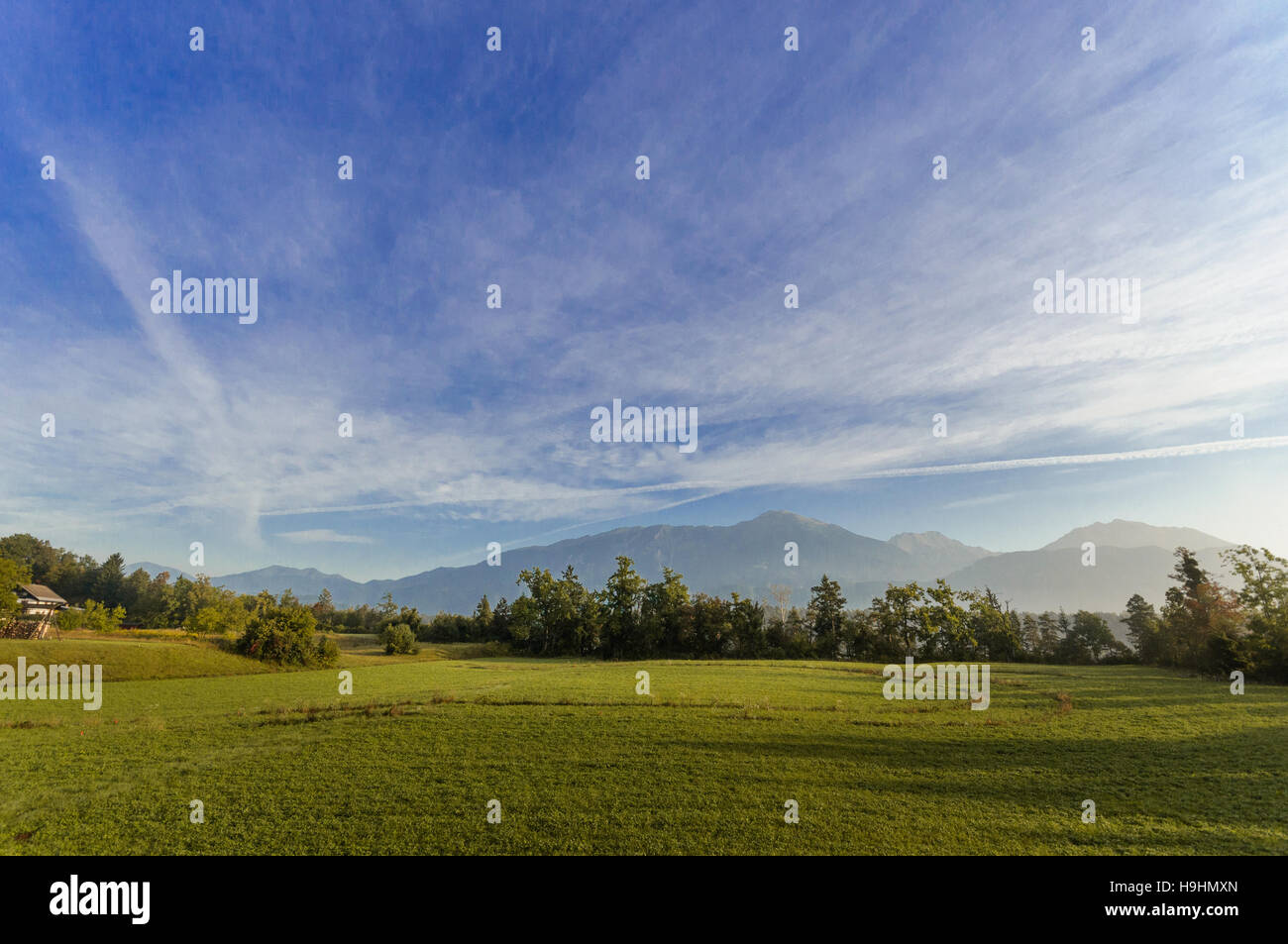Beautiful rolling landscape on a summers day Stock Photo - Alamy