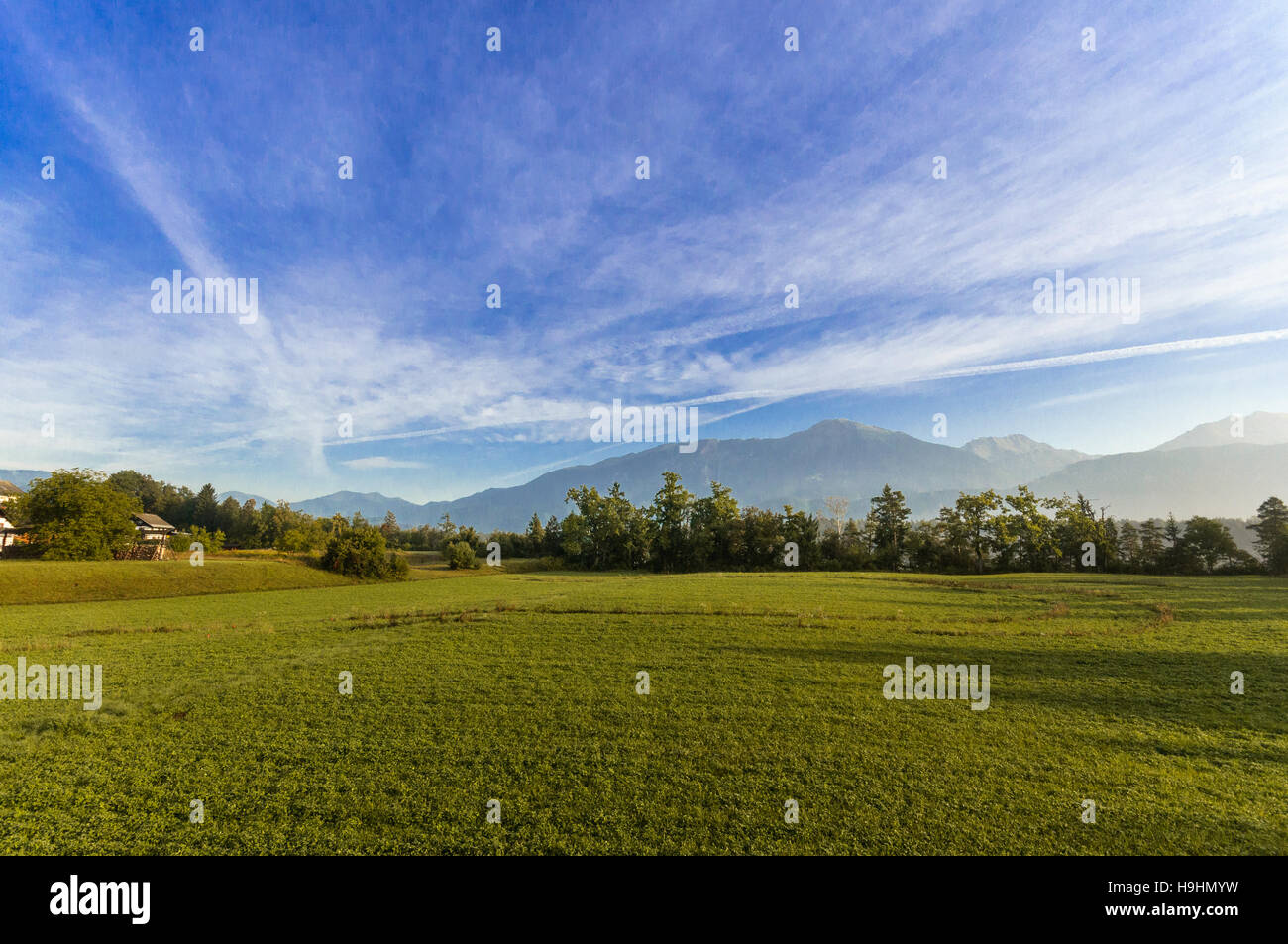 Beautiful rolling landscape on a summers day Stock Photo - Alamy
