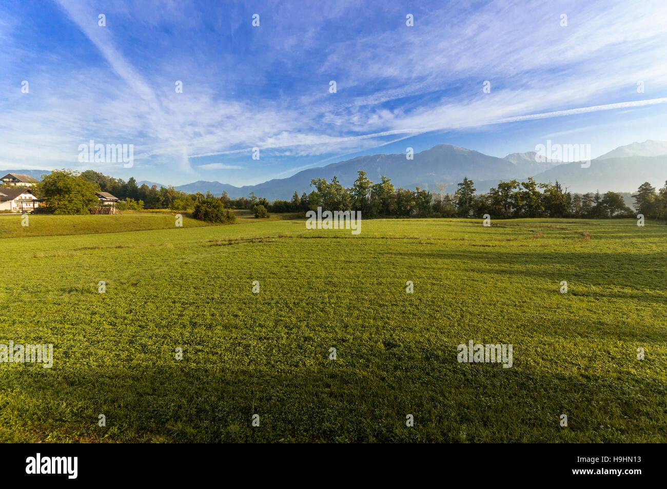 Beautiful rolling landscape on a summers day Stock Photo - Alamy