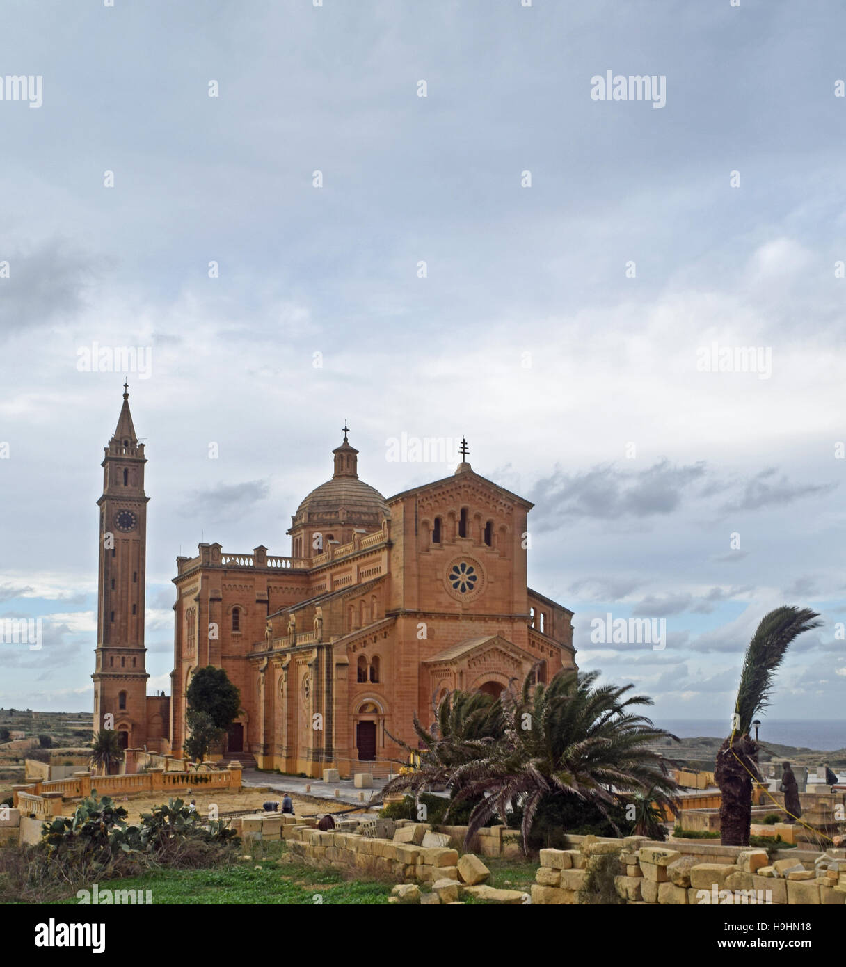 Ta'Pinu Basilica, Gozo Stock Photo - Alamy