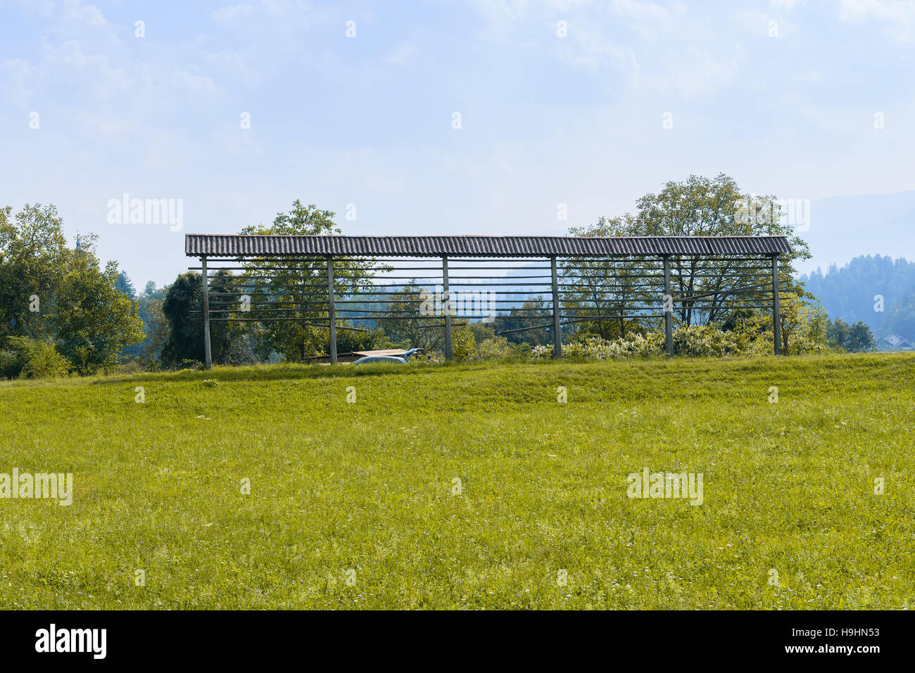 Beautiful rolling landscape on a summers day Stock Photo - Alamy