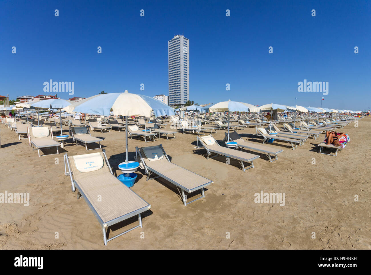 Italy, Emilia Romagna, Cesenatico, the beach Stock Photo - Alamy