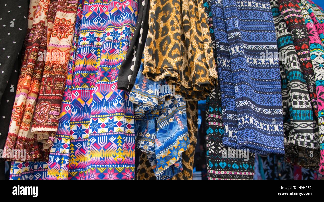 Bright oriental coloured cloth fabric background from Nepal and India ...