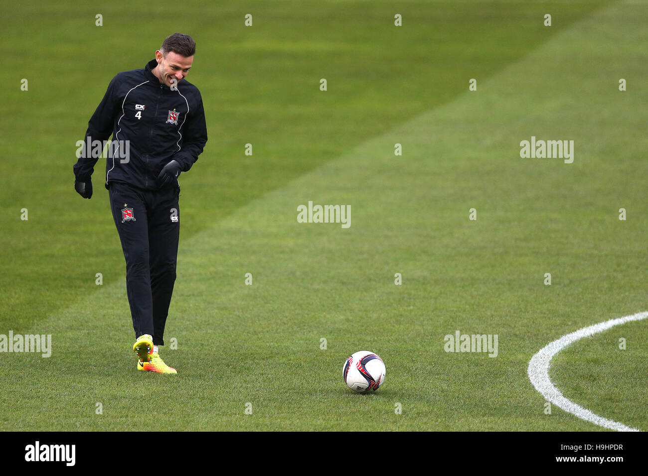 Dundalk's Andy Boyle during the training session at the Tallaght ...