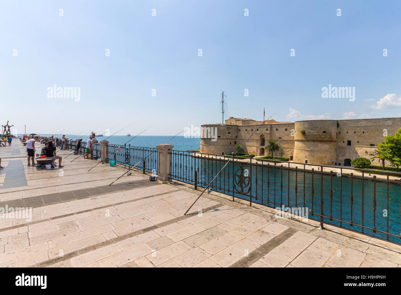 Italy, Apulia, Taranto, Aragonese Castle Stock Photo - Alamy