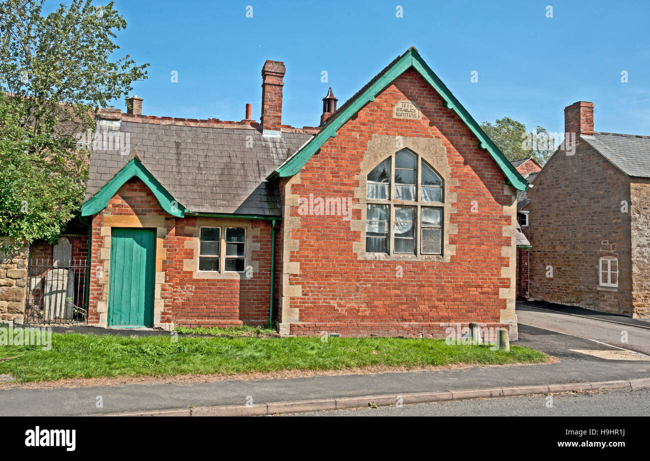 Lower Brailes, Brailes Institute Building, Warwickshire Stock Photo - Alamy