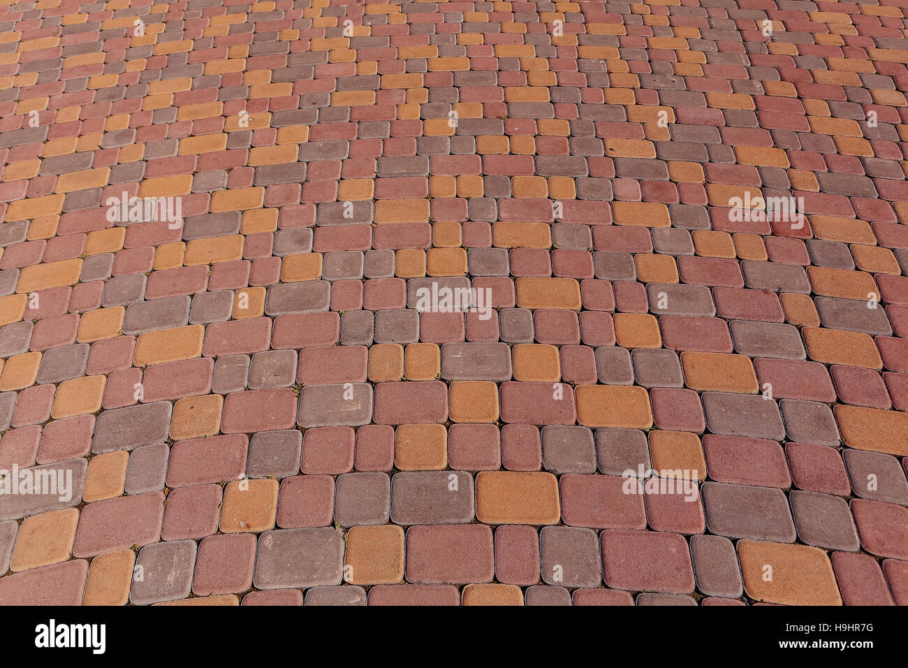 Colored stone paving texture and background Stock Photo - Alamy