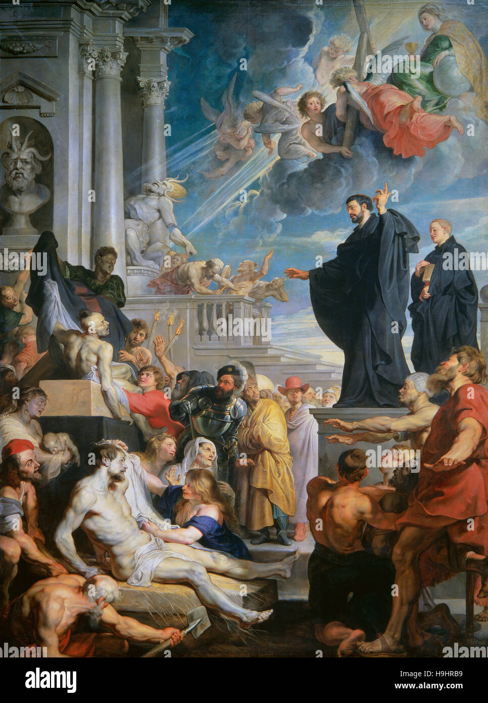 Paul Peter Rubens ' 1577 - 1640 ) Miracle of Saint Francois Xavier ...