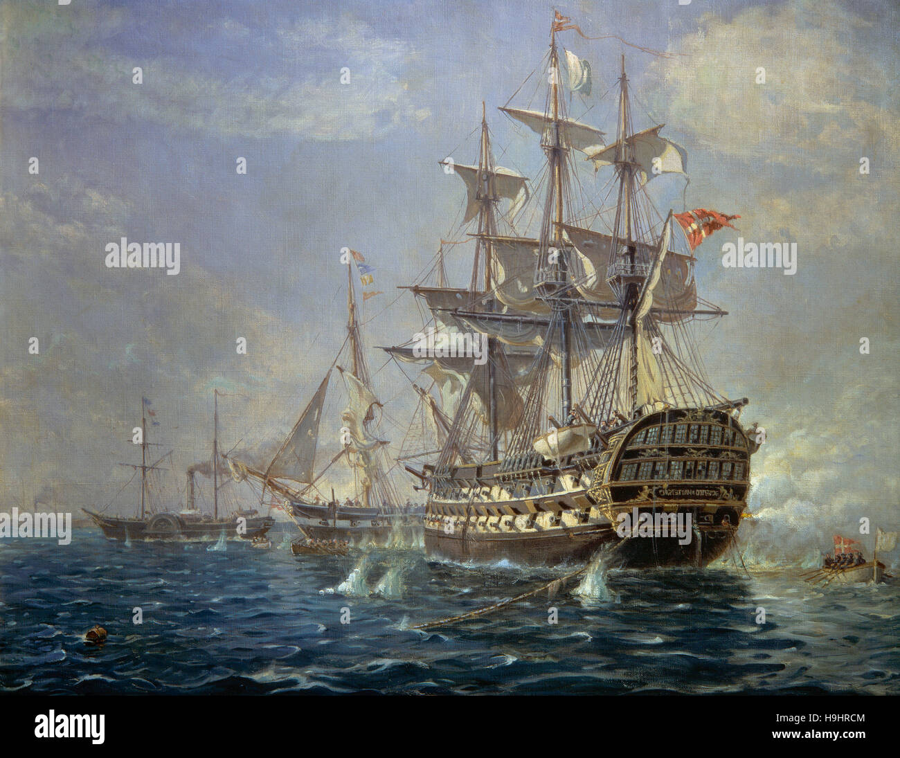19th century battleships hi-res stock photography and images - Alamy