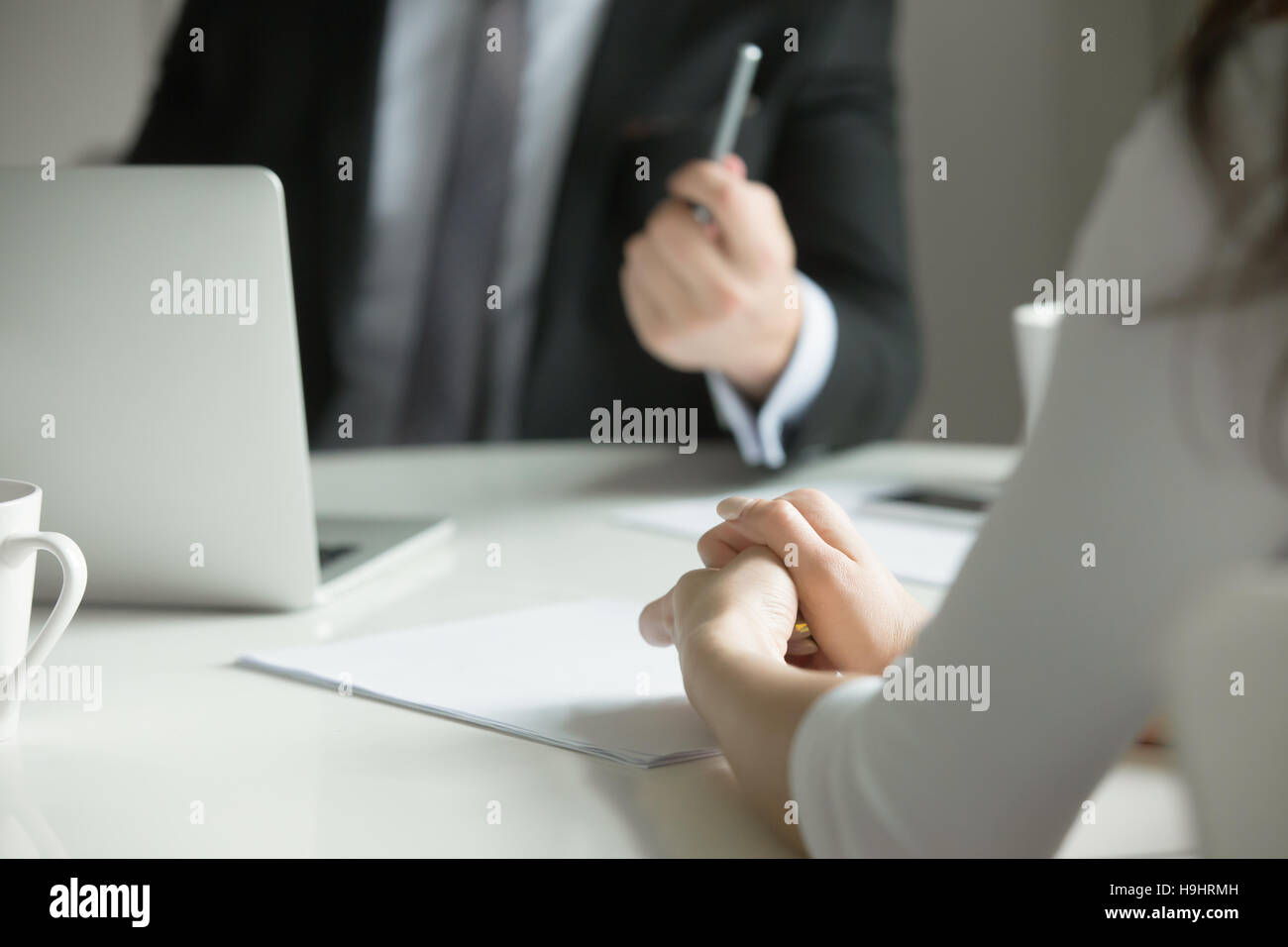 Clutched Hands High Resolution Stock Photography and Images - Alamy