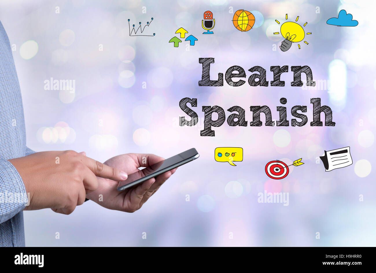Español learning hi-res stock photography and images - Alamy